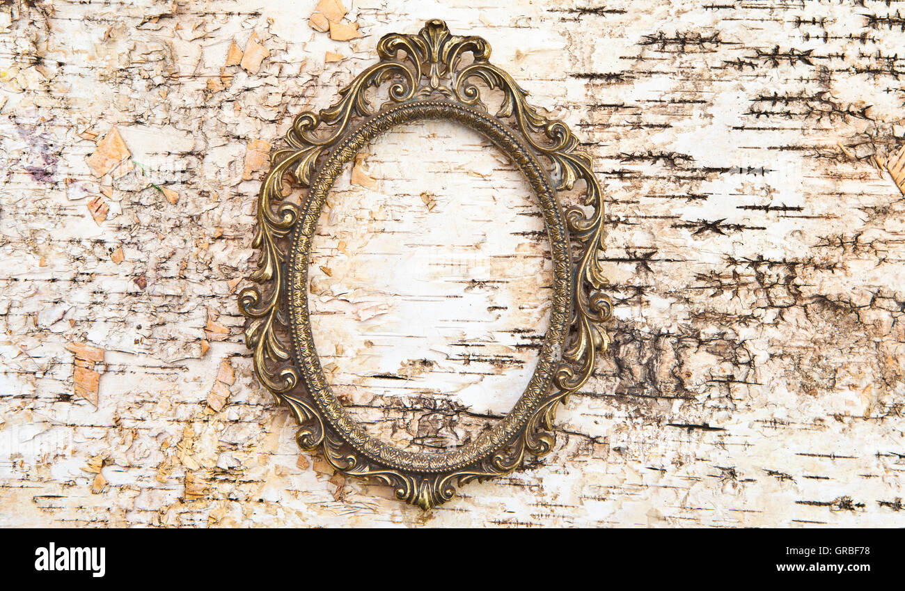 Vintage frame on rustic wooden background Stock Photo - Alamy