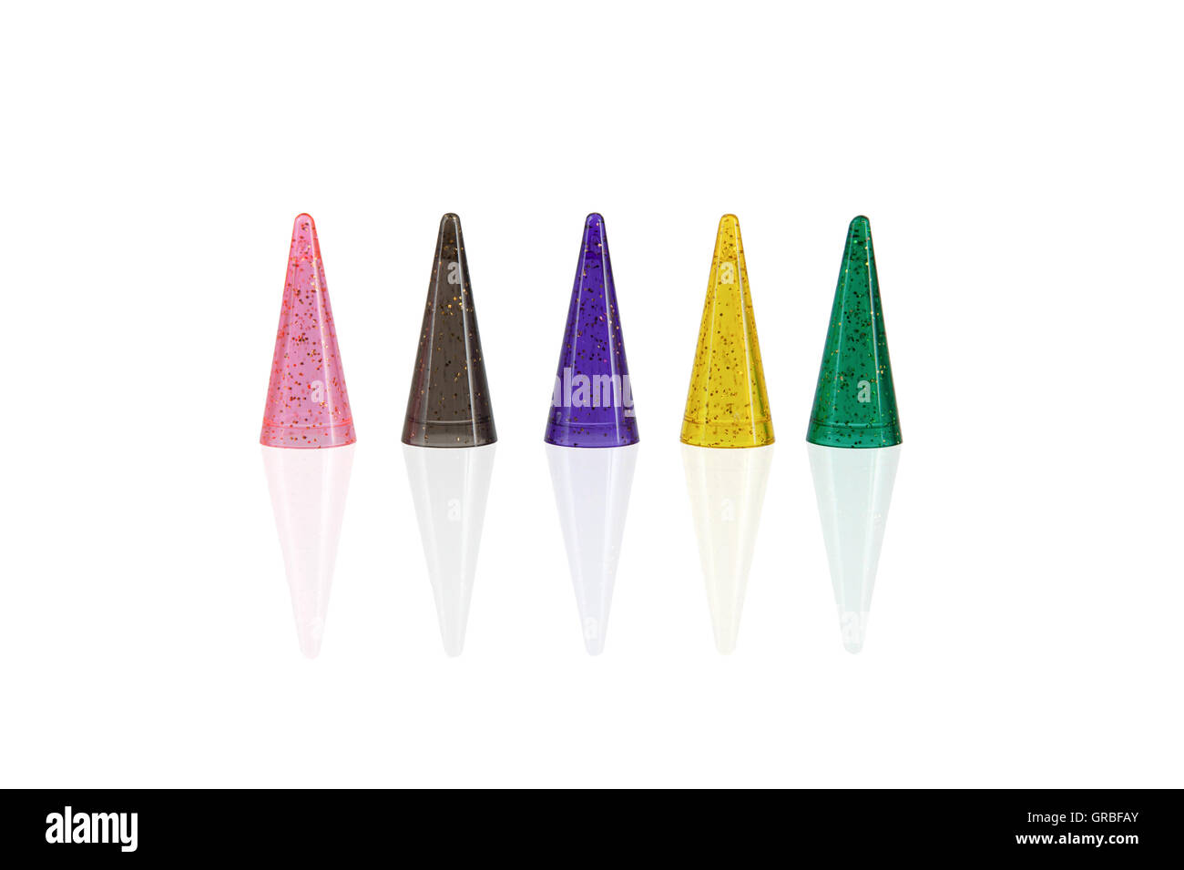 Different colored pawns isolated Stock Photo - Alamy