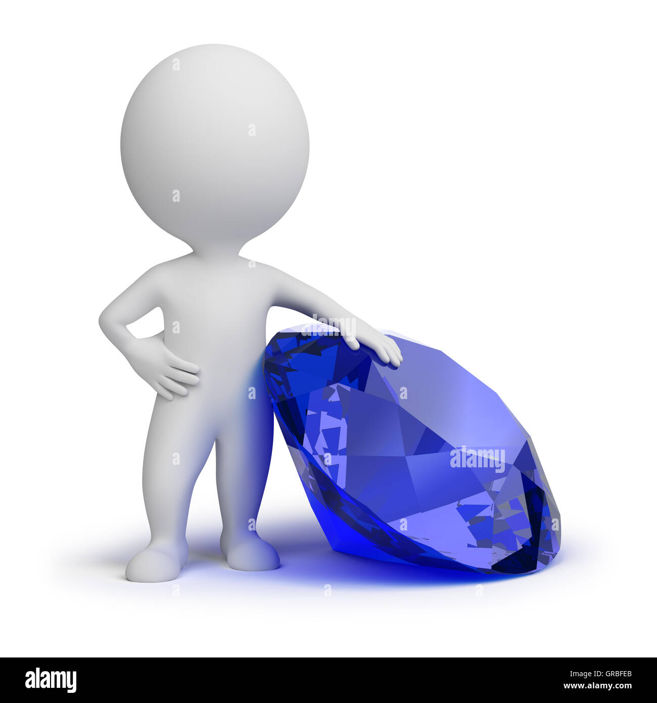 3d small people - jewel Stock Photo - Alamy