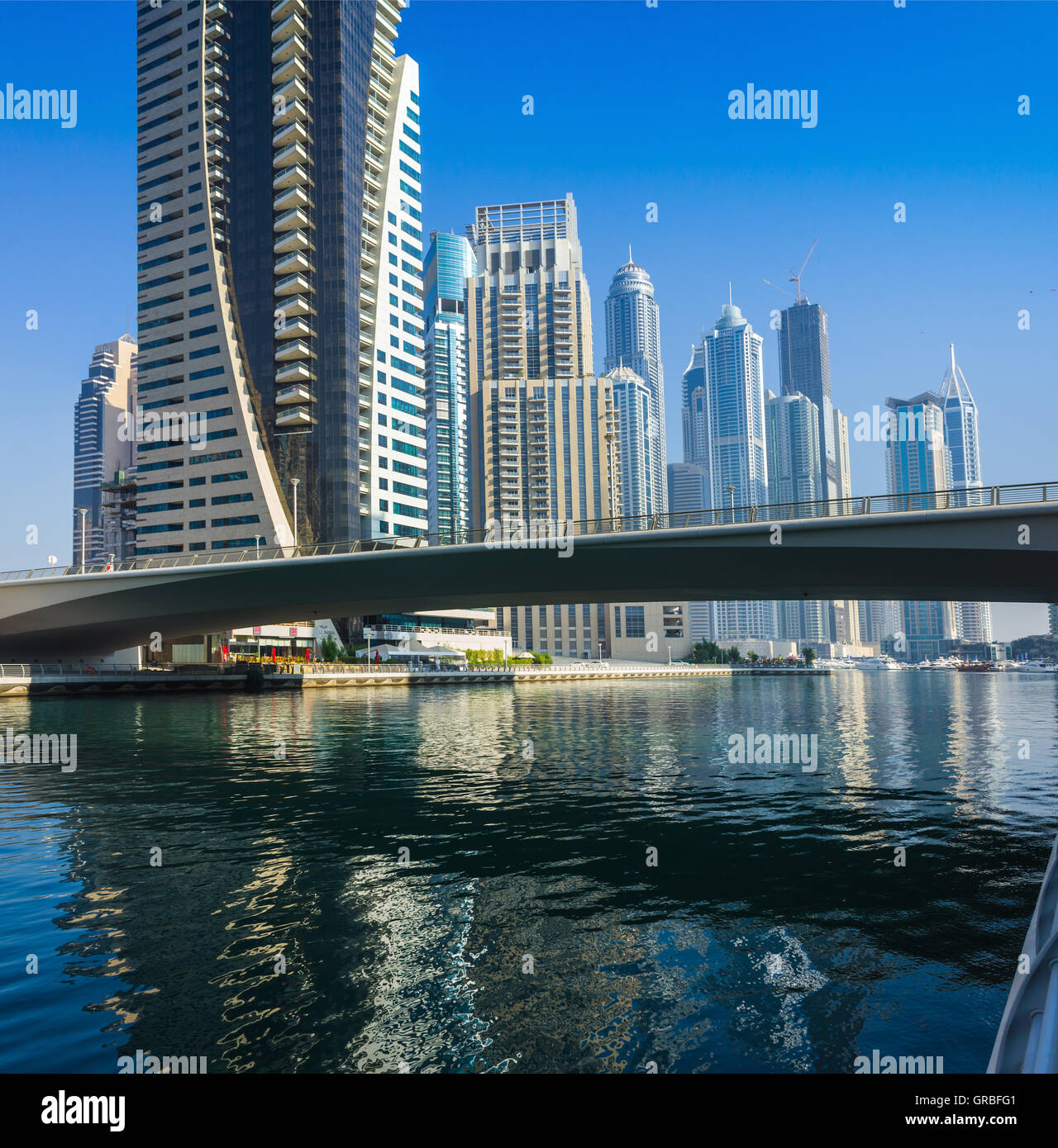 High rise buildings and streets in Dubai, UAE Stock Photo - Alamy