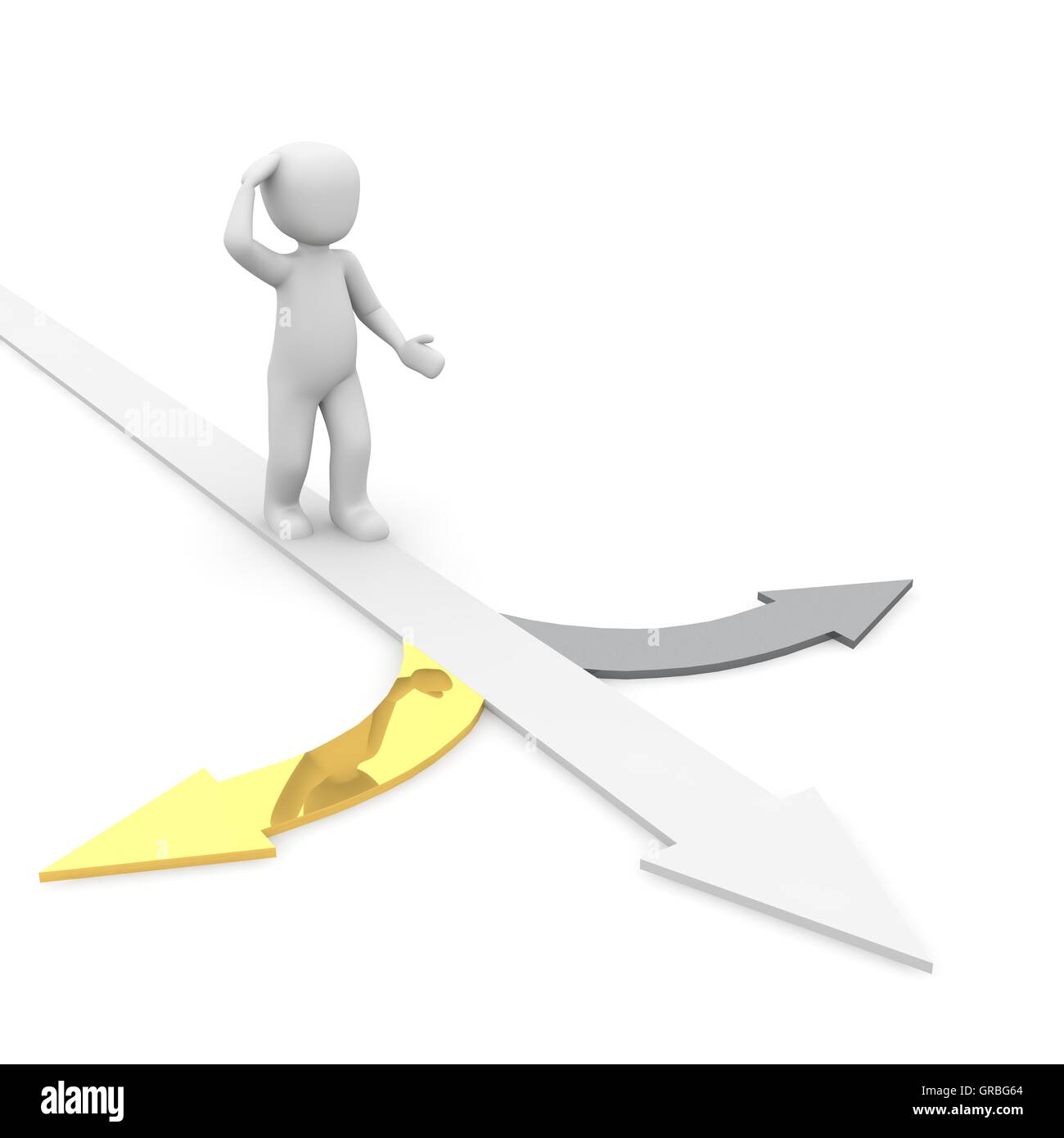 Human directions Cut Out Stock Images & Pictures - Alamy