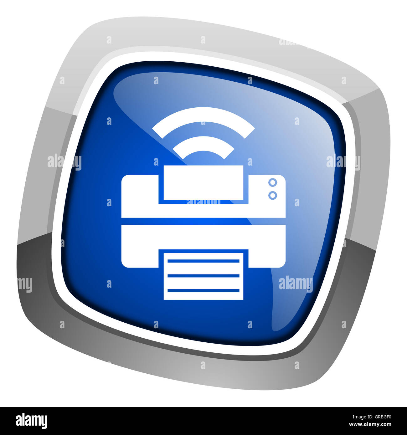 Printer icon wifi wireless Cut Out Stock Images & Pictures - Alamy