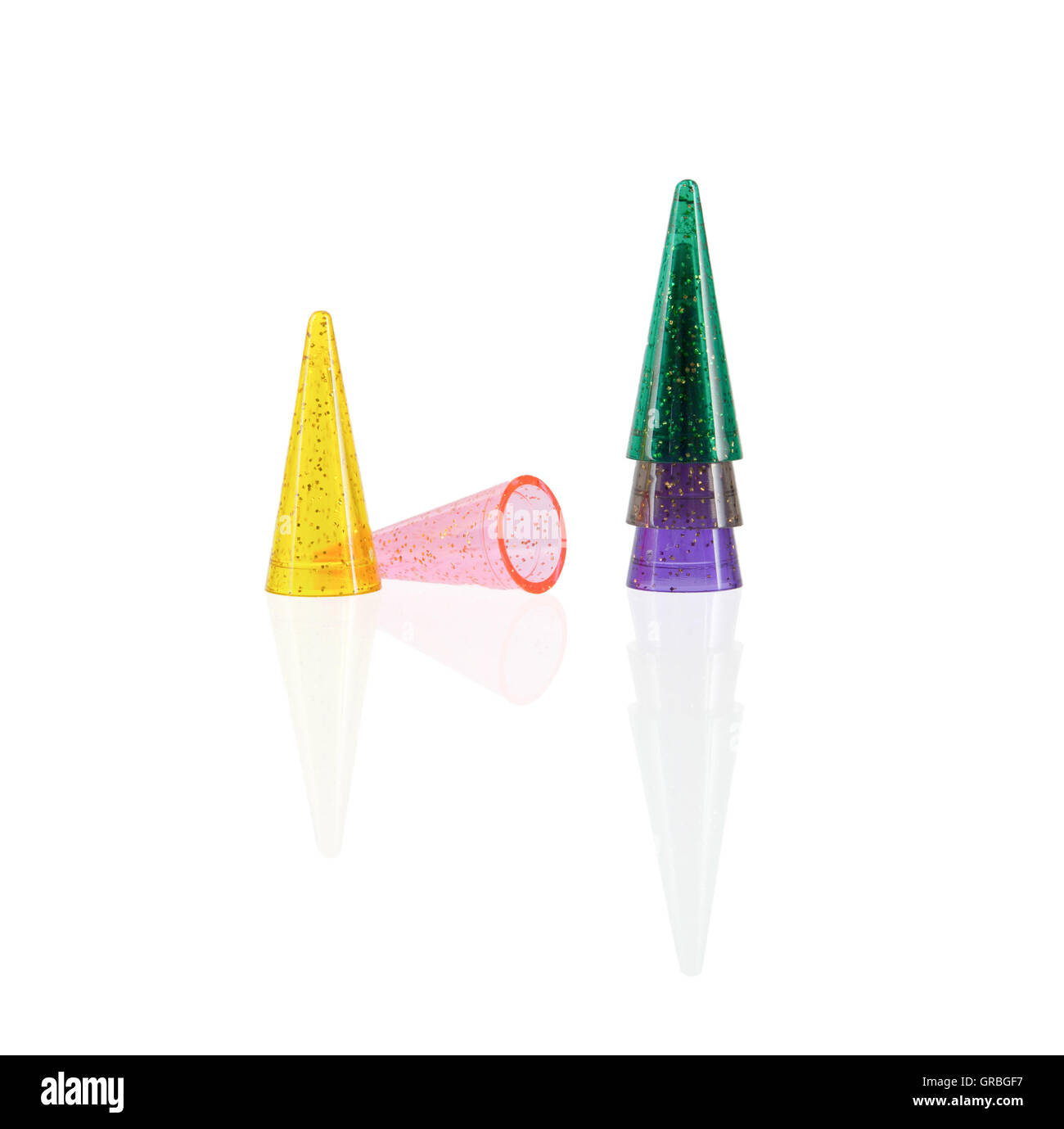 Different colored pawns isolated Stock Photo - Alamy