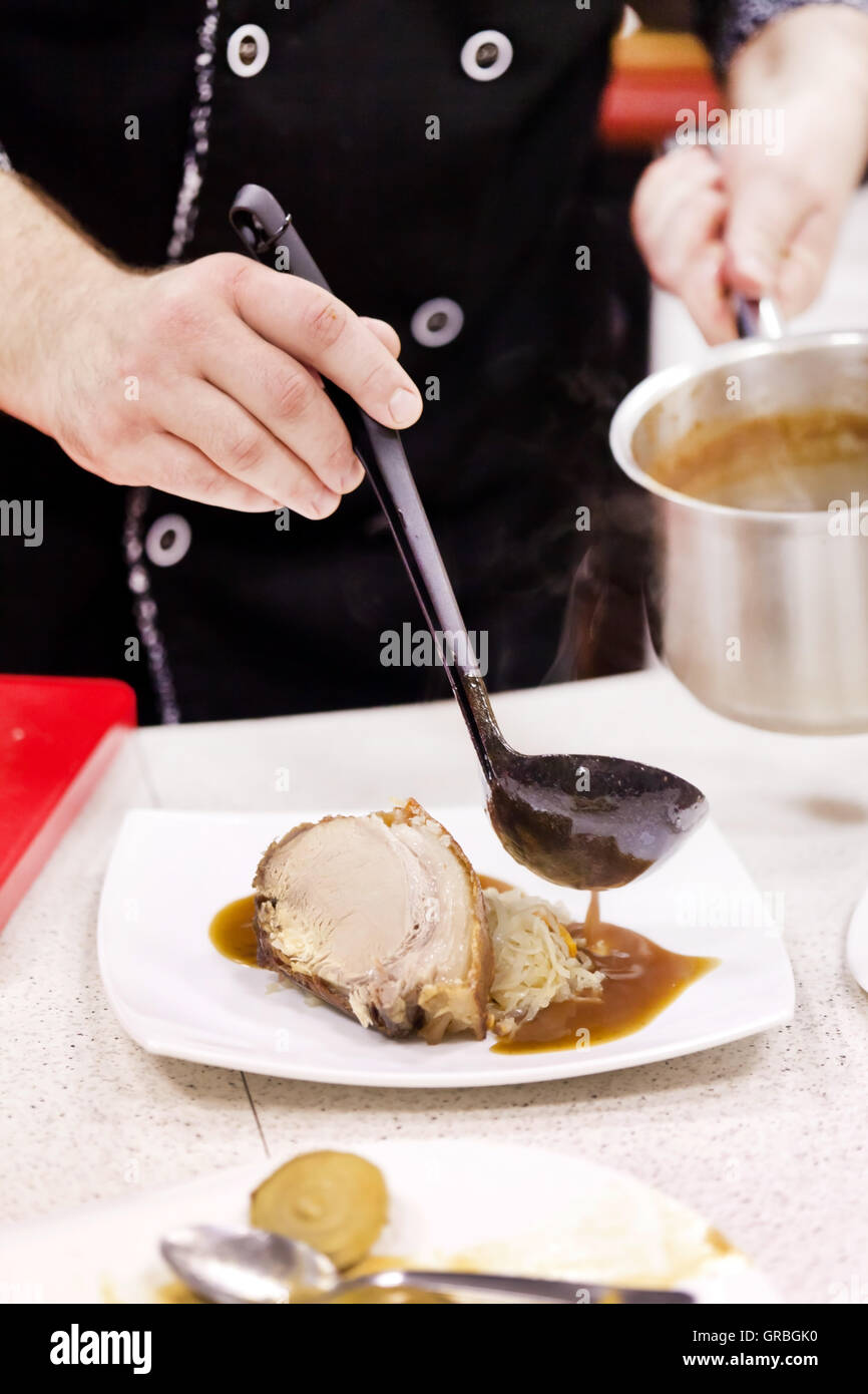 chef at work Stock Photo - Alamy