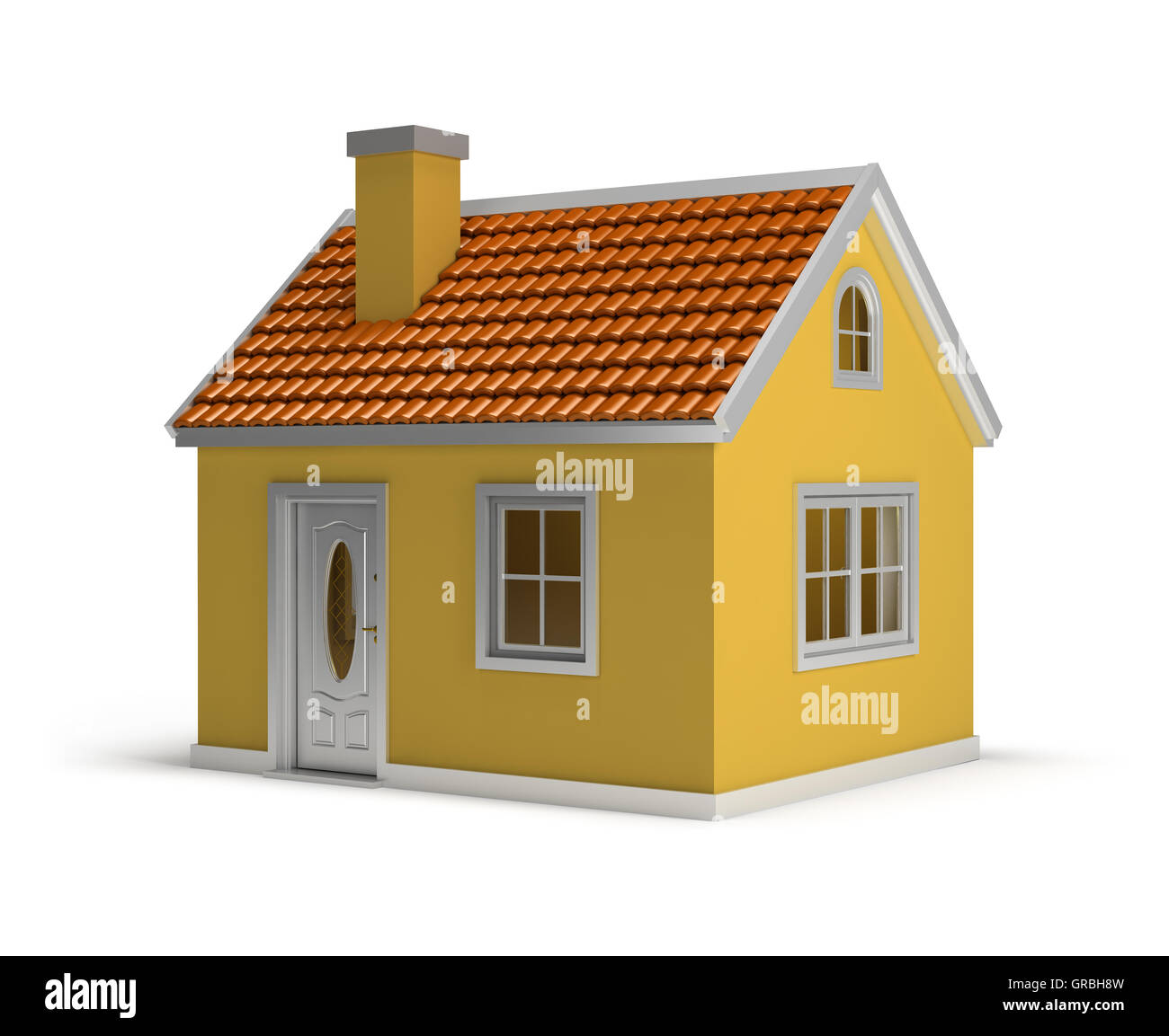 Yellow house Cut Out Stock Images & Pictures - Alamy