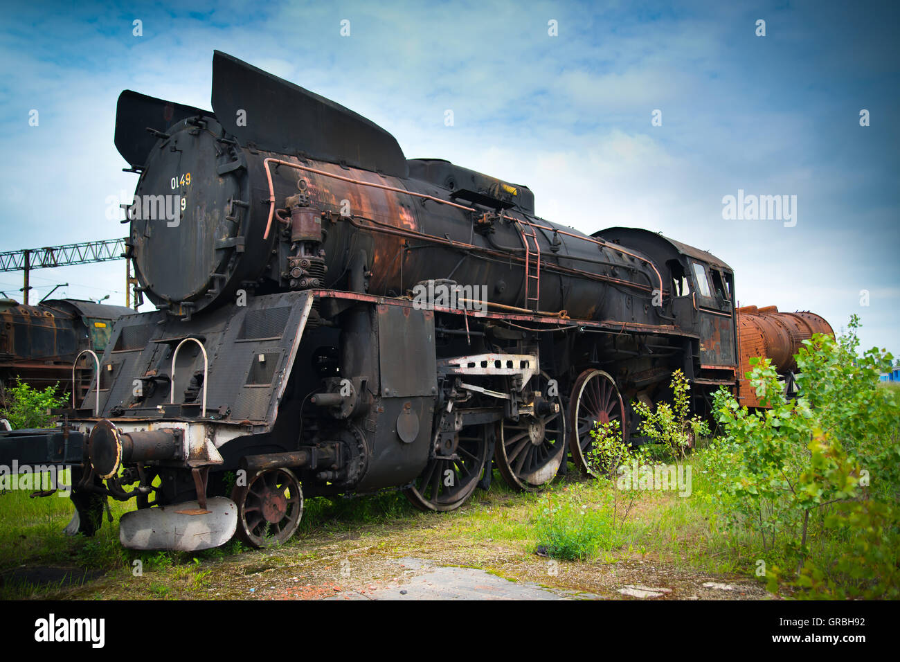 An old locomotive Stock Photo - Alamy