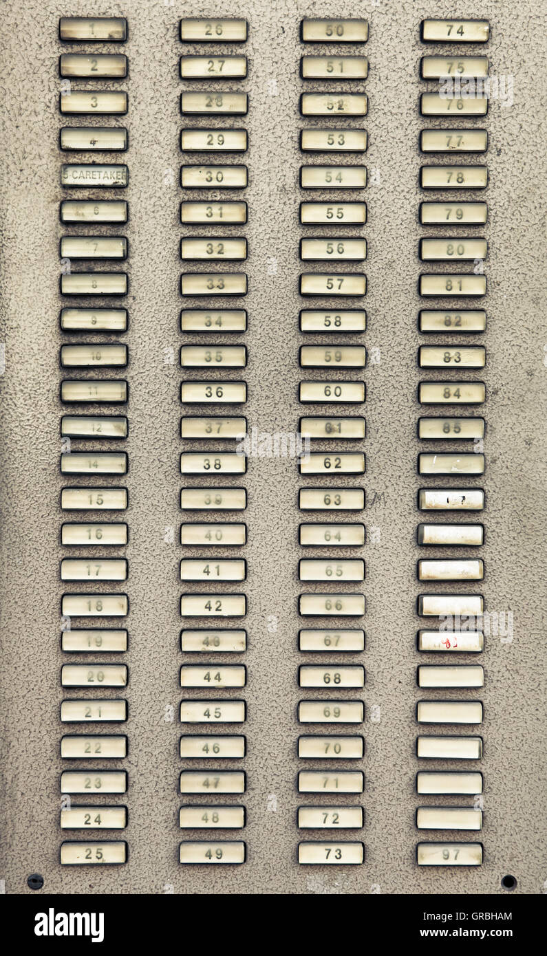 Apartment door numbers hi-res stock photography and images - Alamy