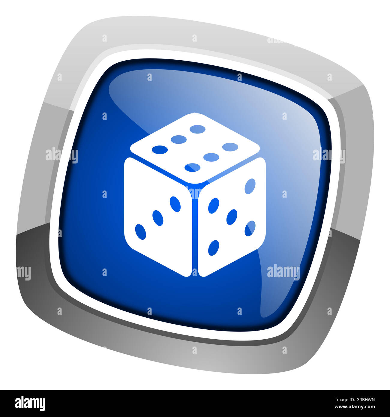 Dice icon hi-res stock photography and images - Alamy