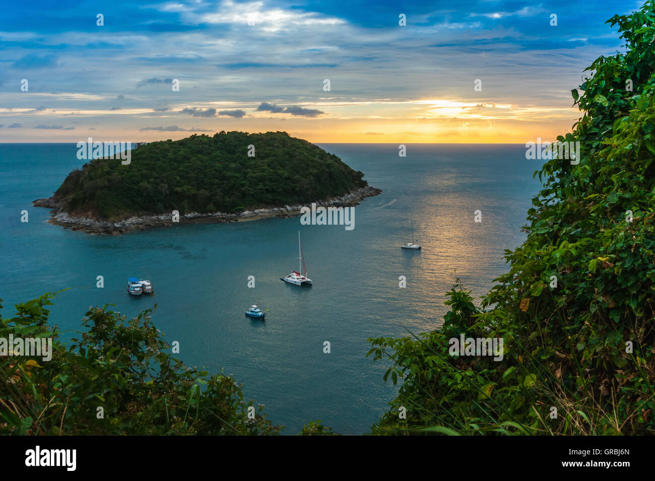 Small island in the sea near Phuket Stock Photo - Alamy