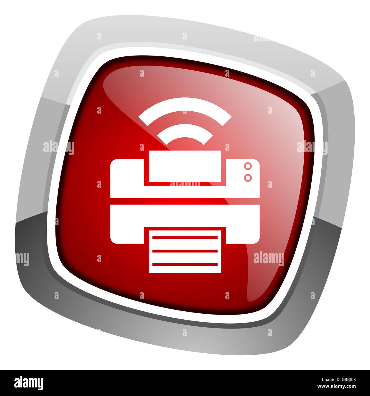 Printer icon wifi wireless Cut Out Stock Images & Pictures - Alamy