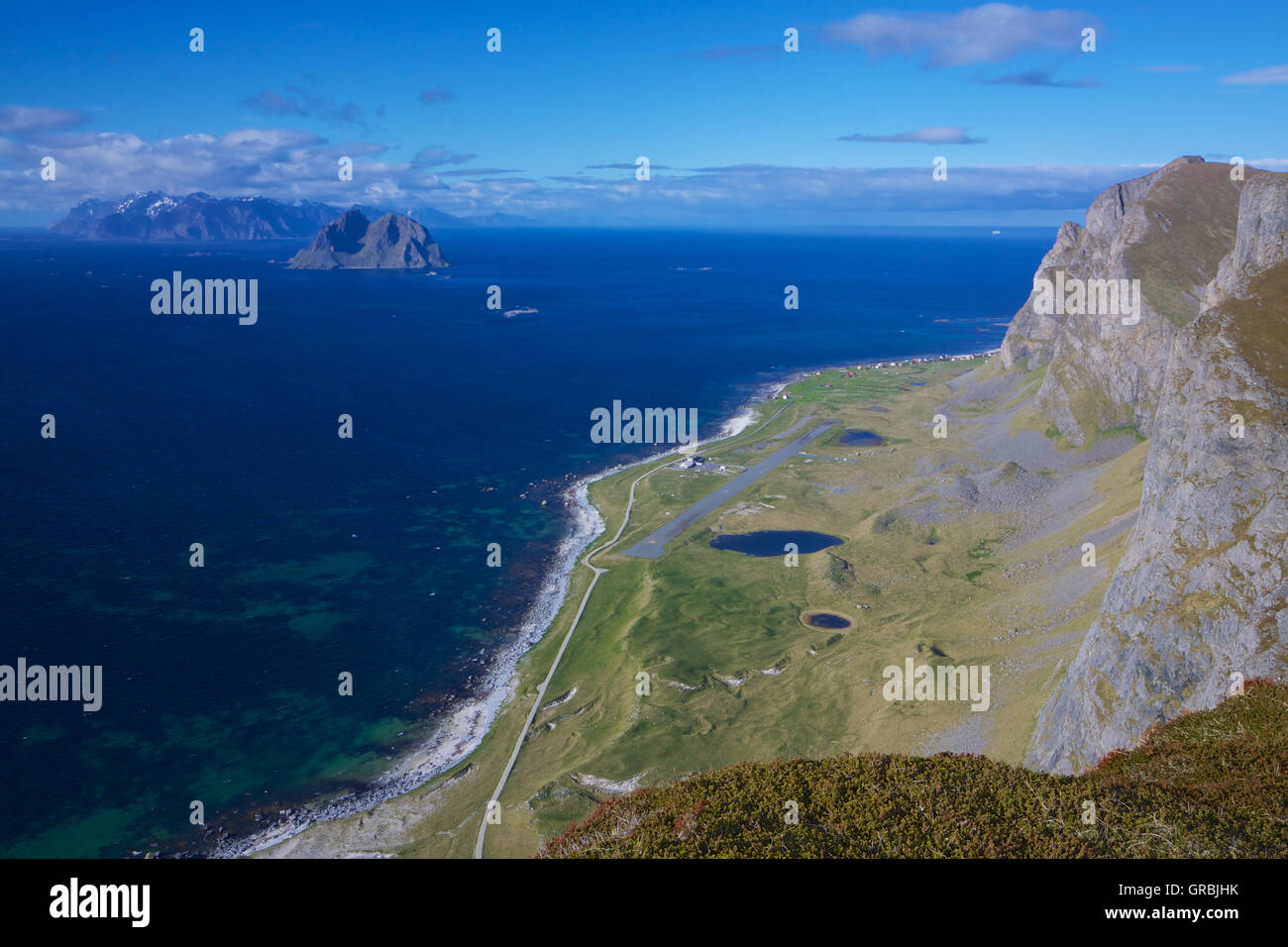 Scenic norwegian coast Stock Photo - Alamy