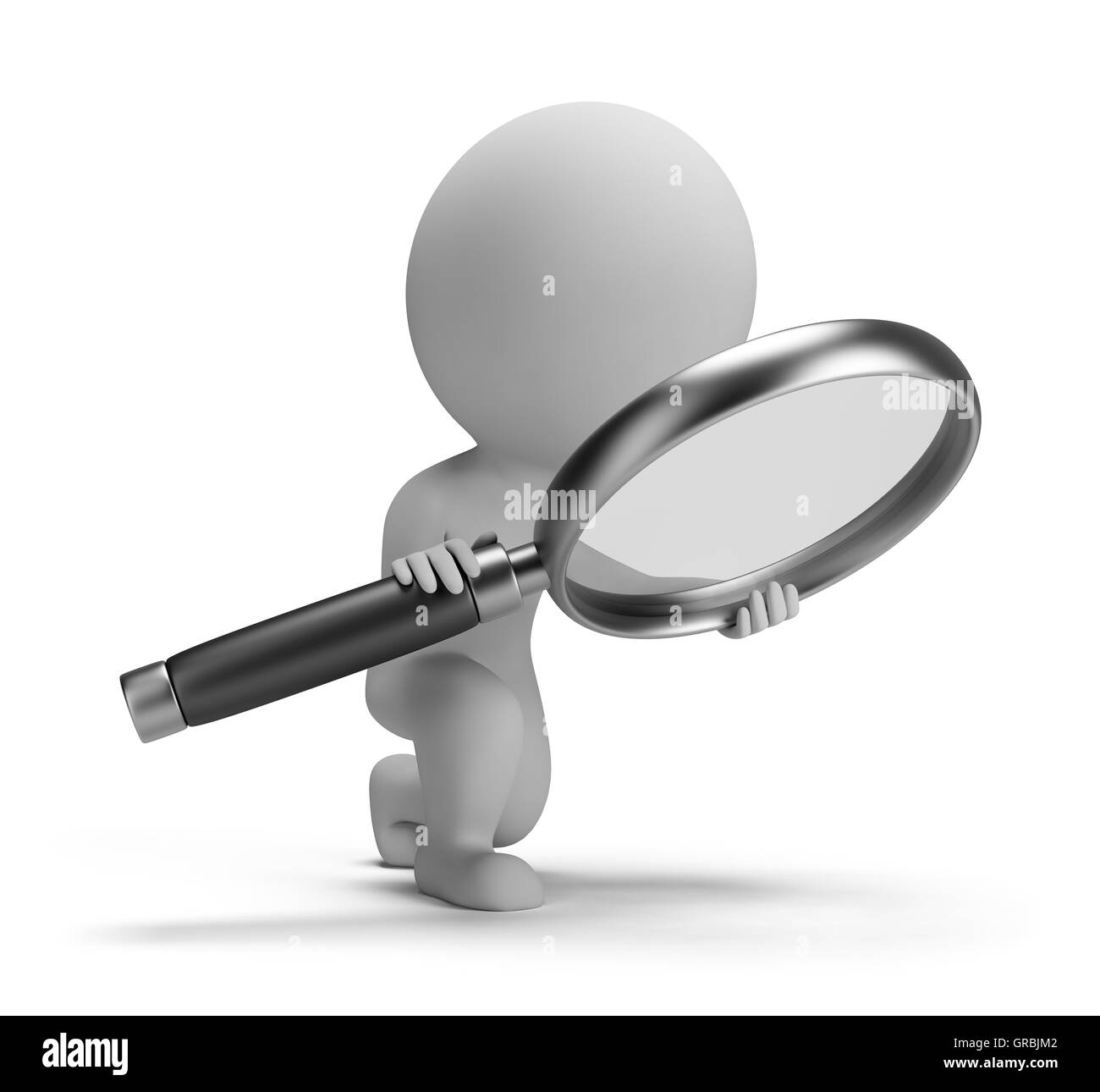 3d small people - searching Stock Photo - Alamy