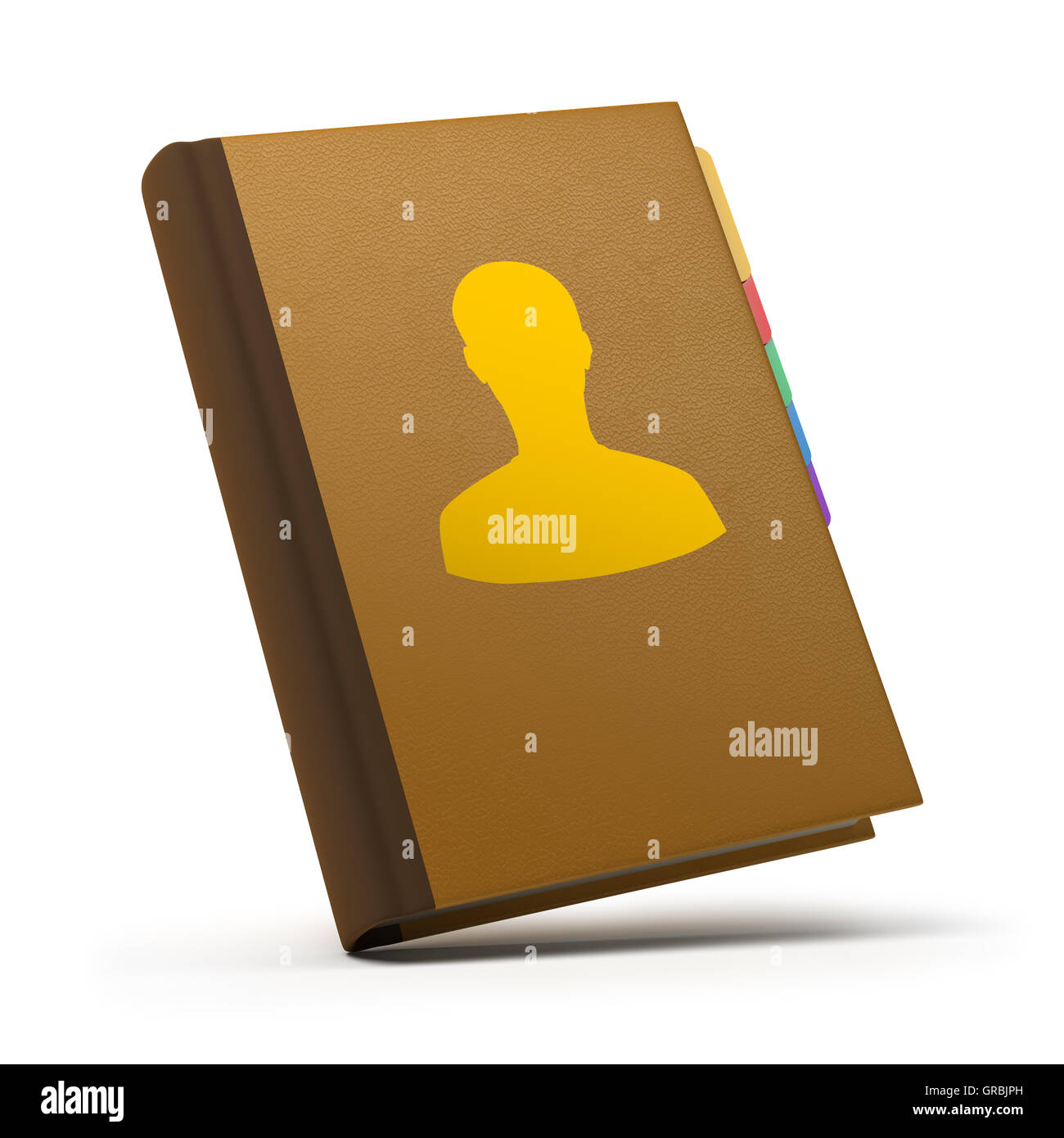 Contacts book isolated icon Cut Out Stock Images & Pictures - Alamy