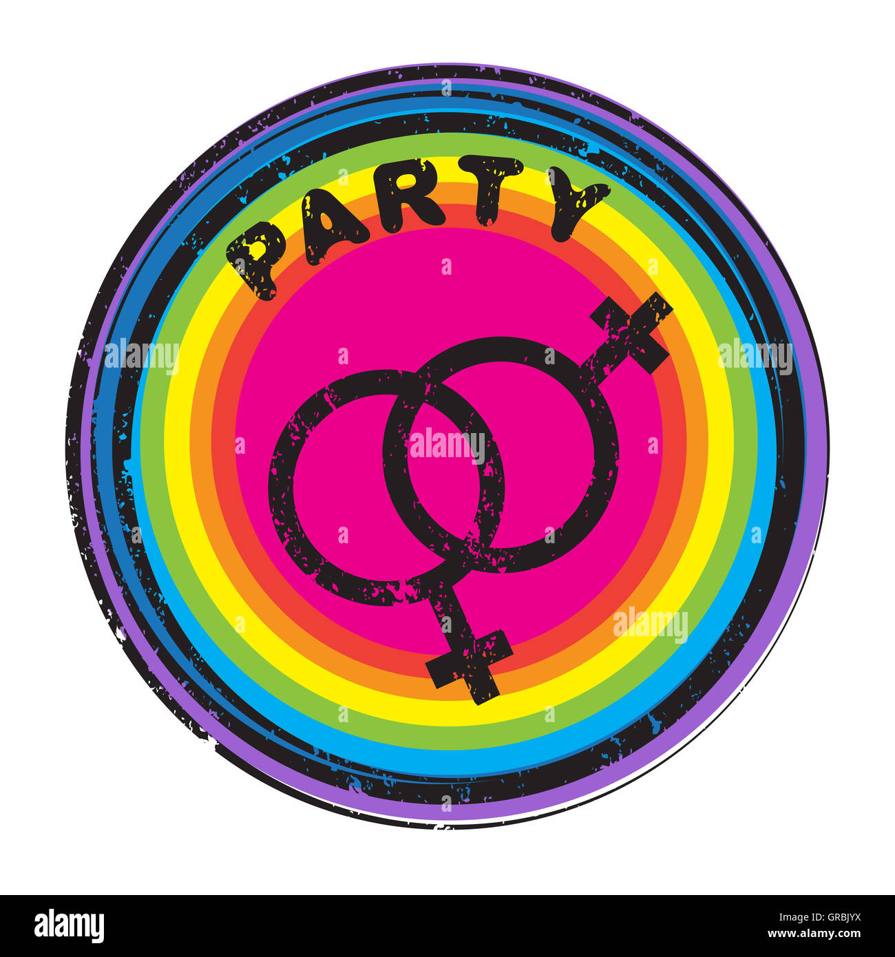 queer party stamp Stock Photo - Alamy