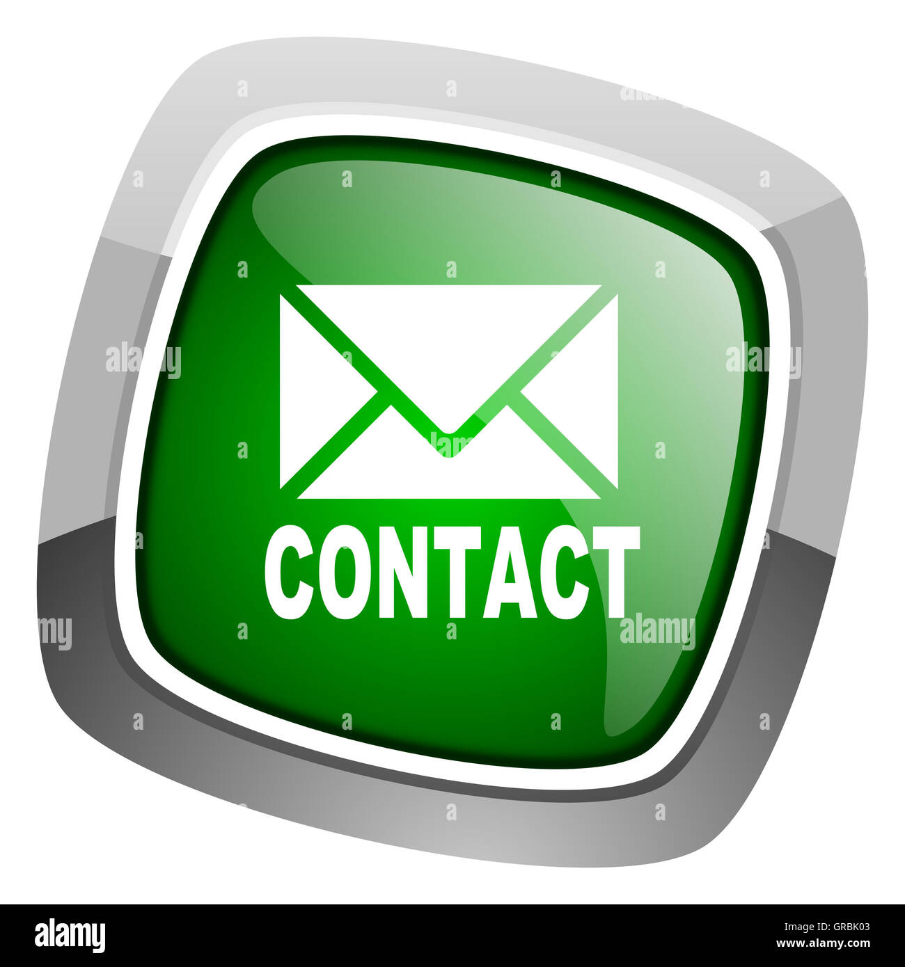 Green key contact us Cut Out Stock Images & Pictures - Alamy