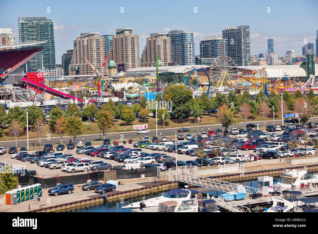 Toronto near the Canadian National Exhibition Place on Lake Ontario in ...