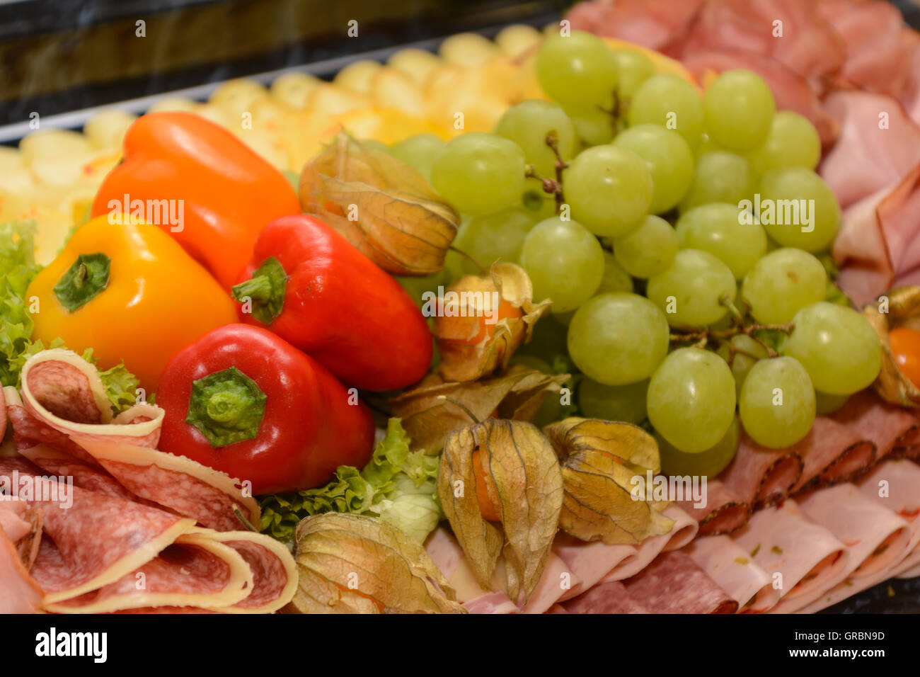 Decorative And Varied Designed Cold Buffet Stock Photo - Alamy