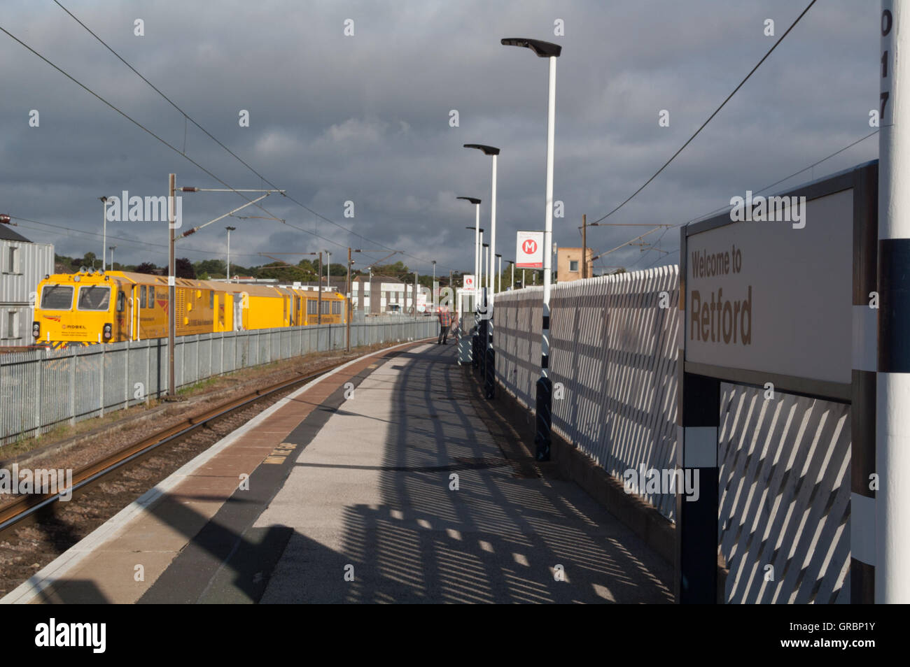 Network rail maintenance train hi-res stock photography and images - Alamy