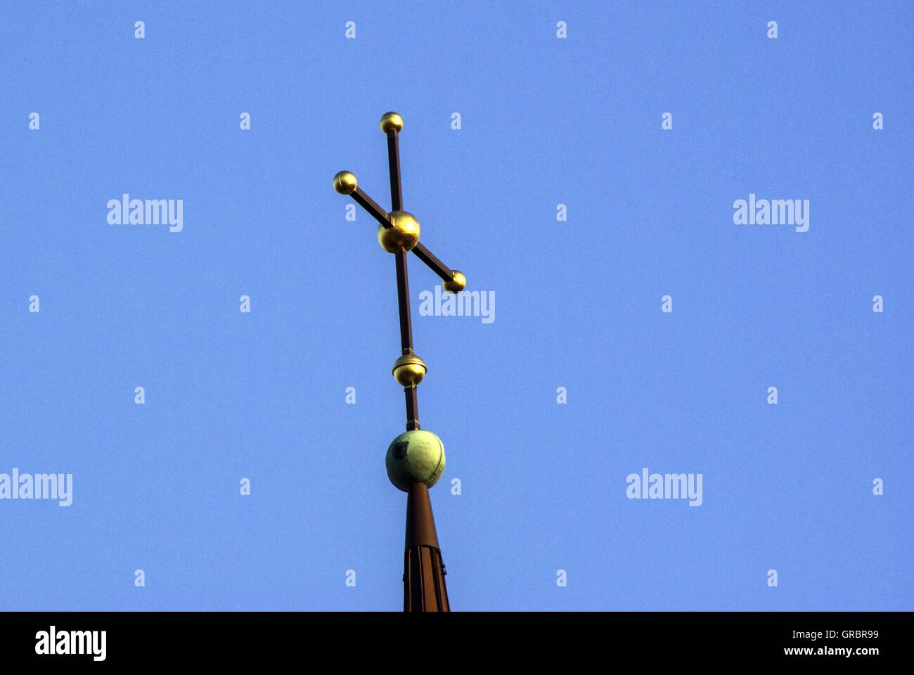 Church, Steeple, Cross Stock Photo - Alamy