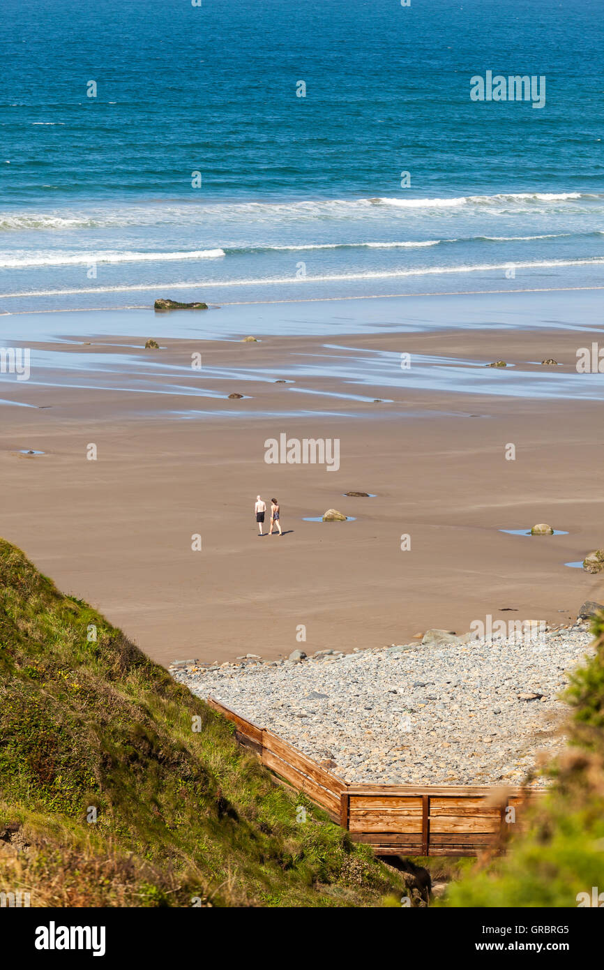 On Druidstone Beach, Pembrokeshire, Wales Stock Photo - Alamy