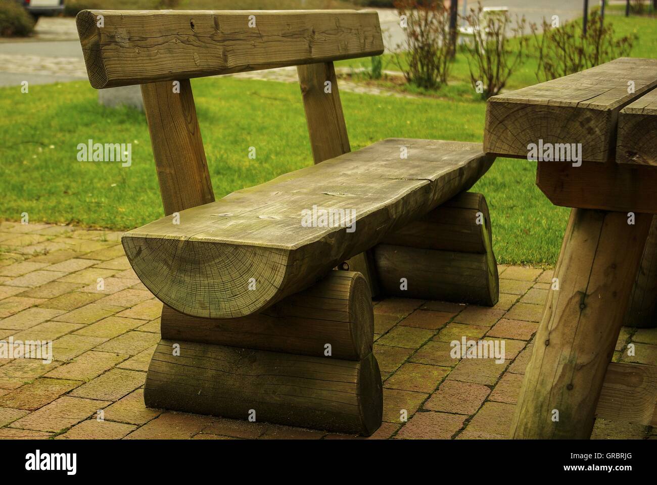 Gardenbench, Parkbench, Seats Stock Photo - Alamy