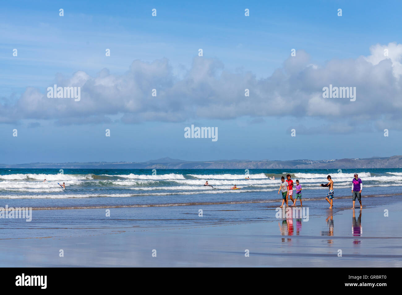 On Druidstone Beach, Pembrokeshire, Wales Stock Photo - Alamy