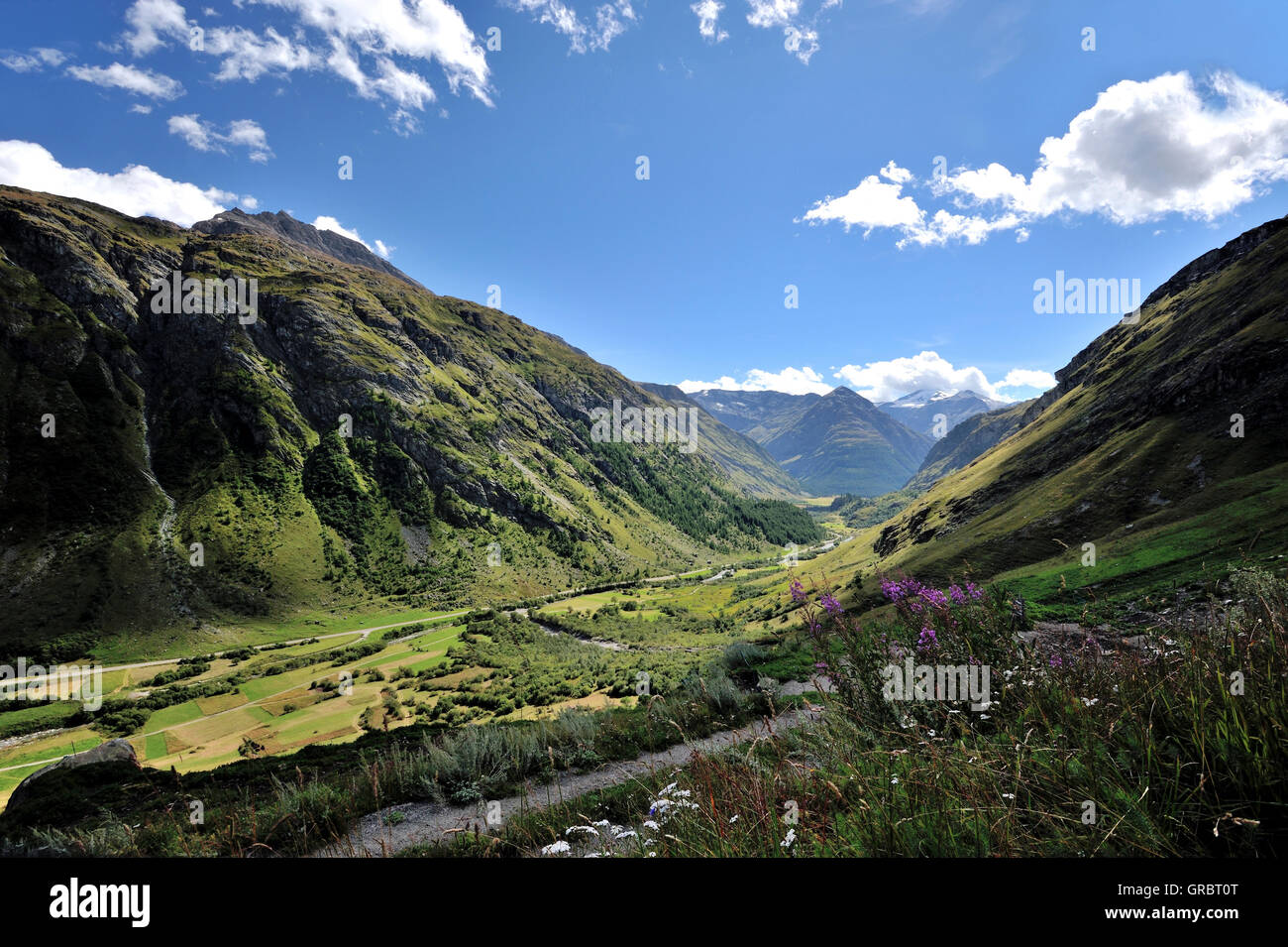 Parc National De La Vanoise Savoie, Valley Of The River Arc, French ...