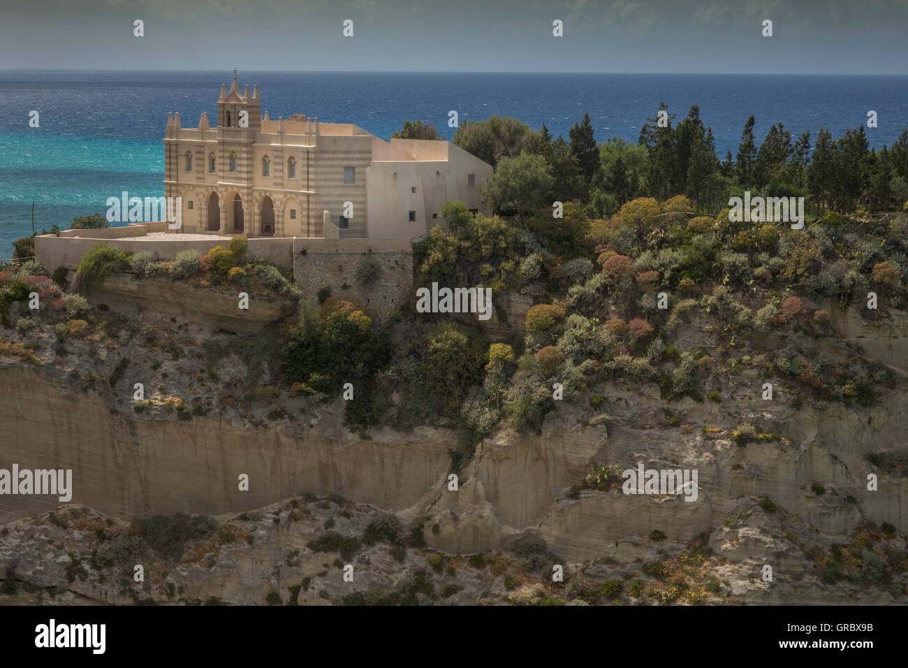 Benedictine Monastery Santa Maria Dell Isola, Tropea, Calabria, Italy ...