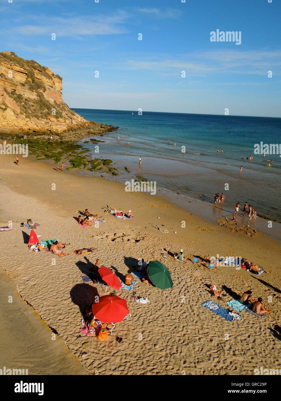 Summer On The Beach Stock Photo - Alamy