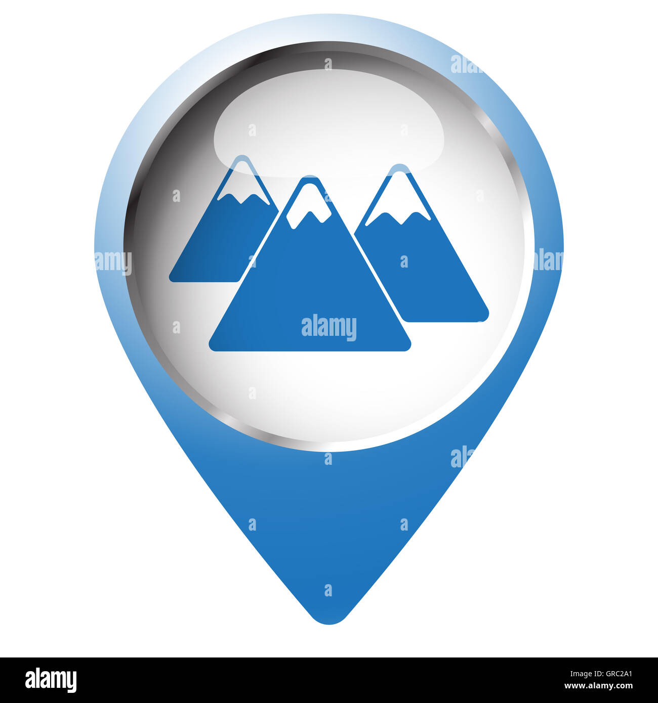 Map symbol hill hi-res stock photography and images - Alamy