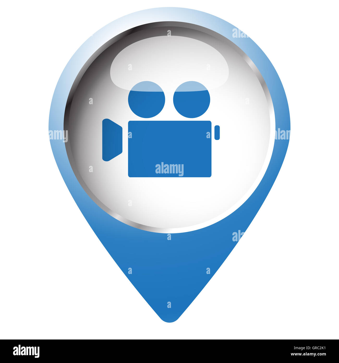 Map pin symbol camera icon hi-res stock photography and images - Alamy