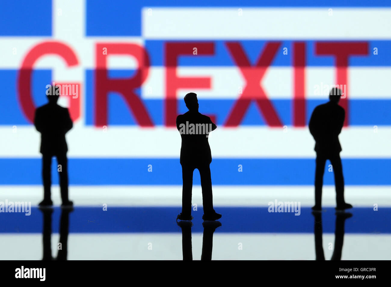 Manager And Greek Flag Stock Photo - Alamy
