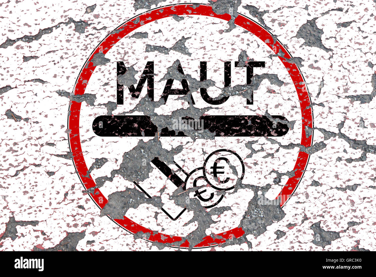 Toll road sign hi-res stock photography and images - Alamy