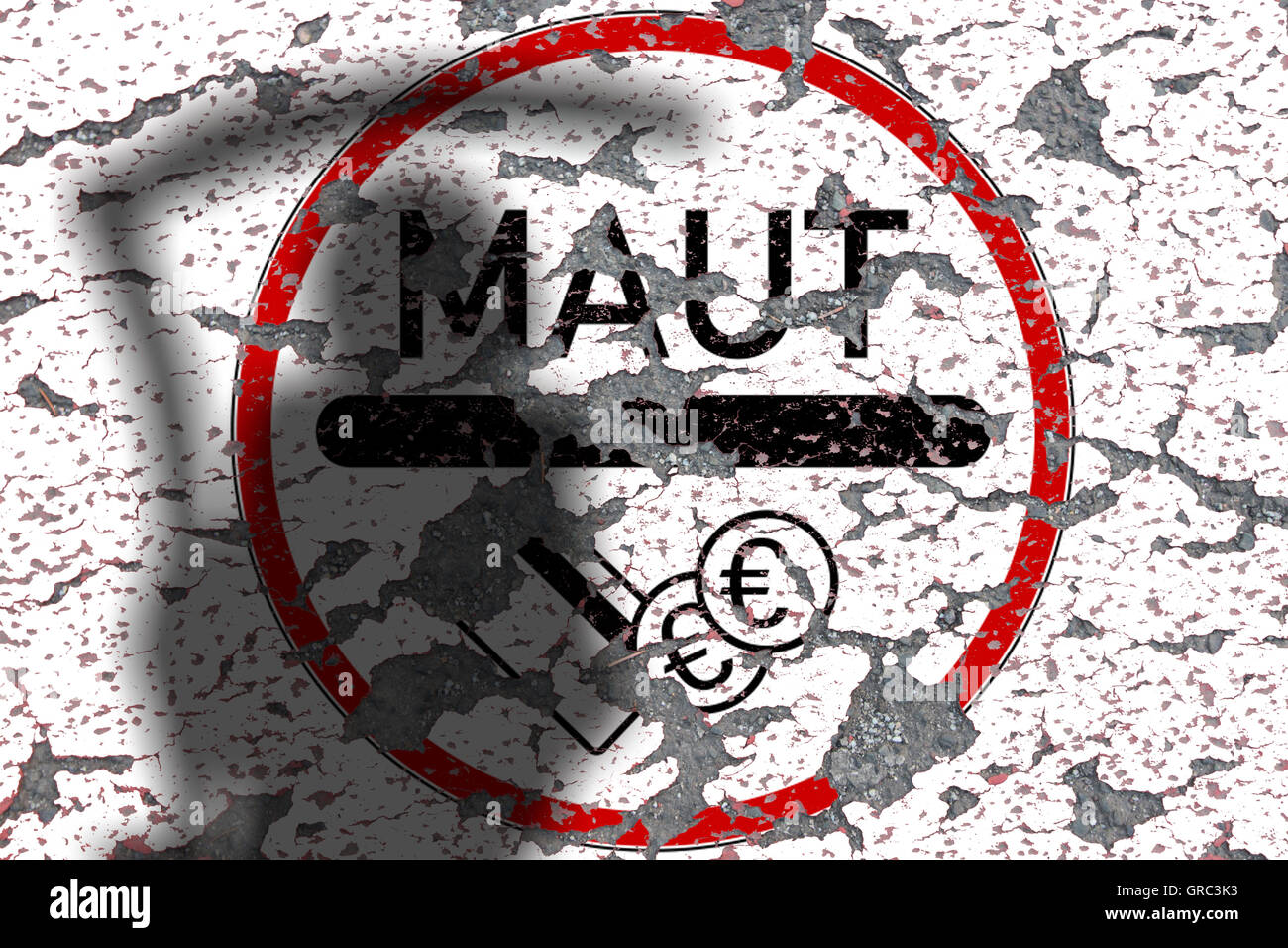 Toll road sign hi-res stock photography and images - Alamy