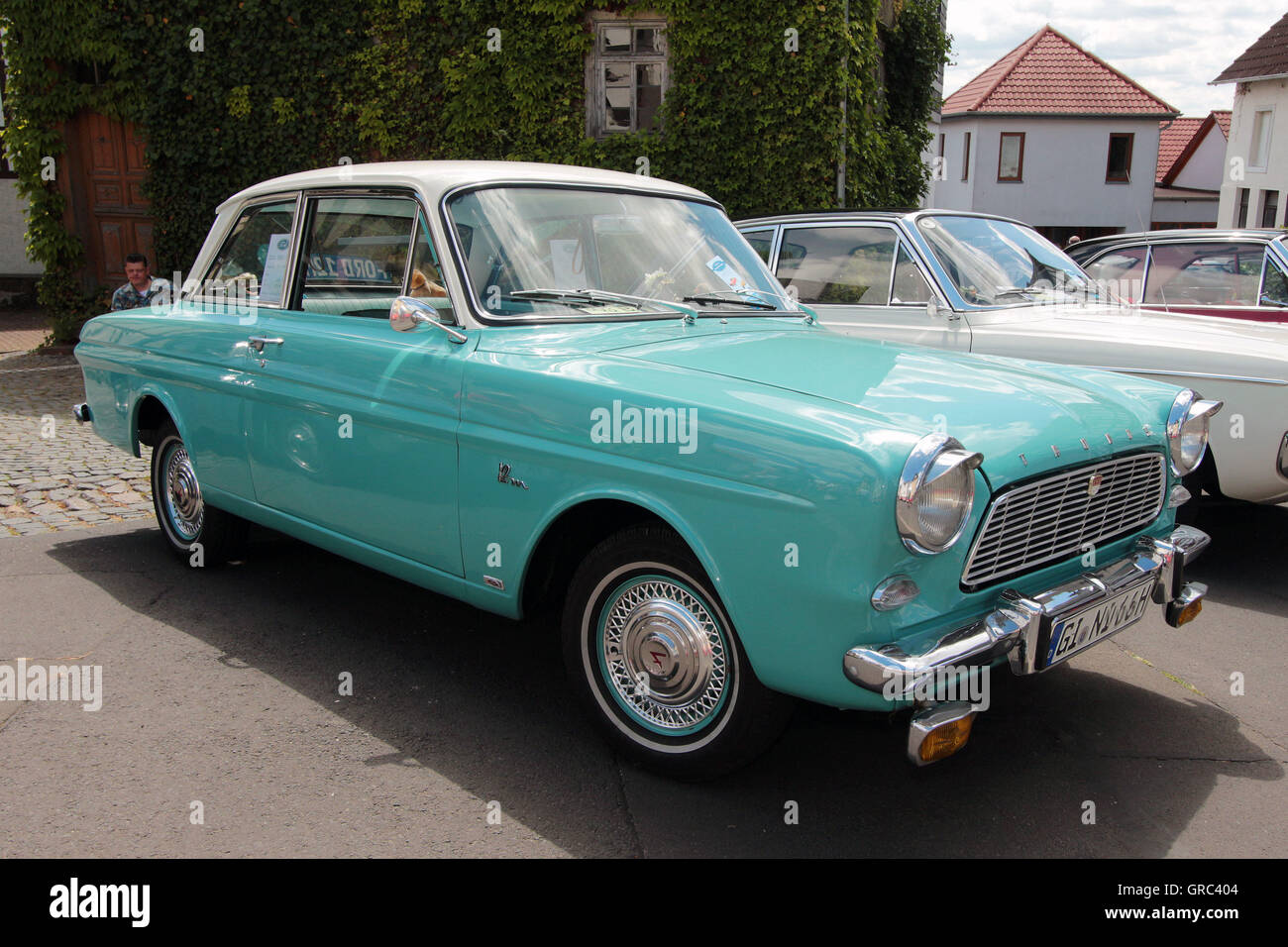 Classic Car Ford 12M Stock Photo - Alamy