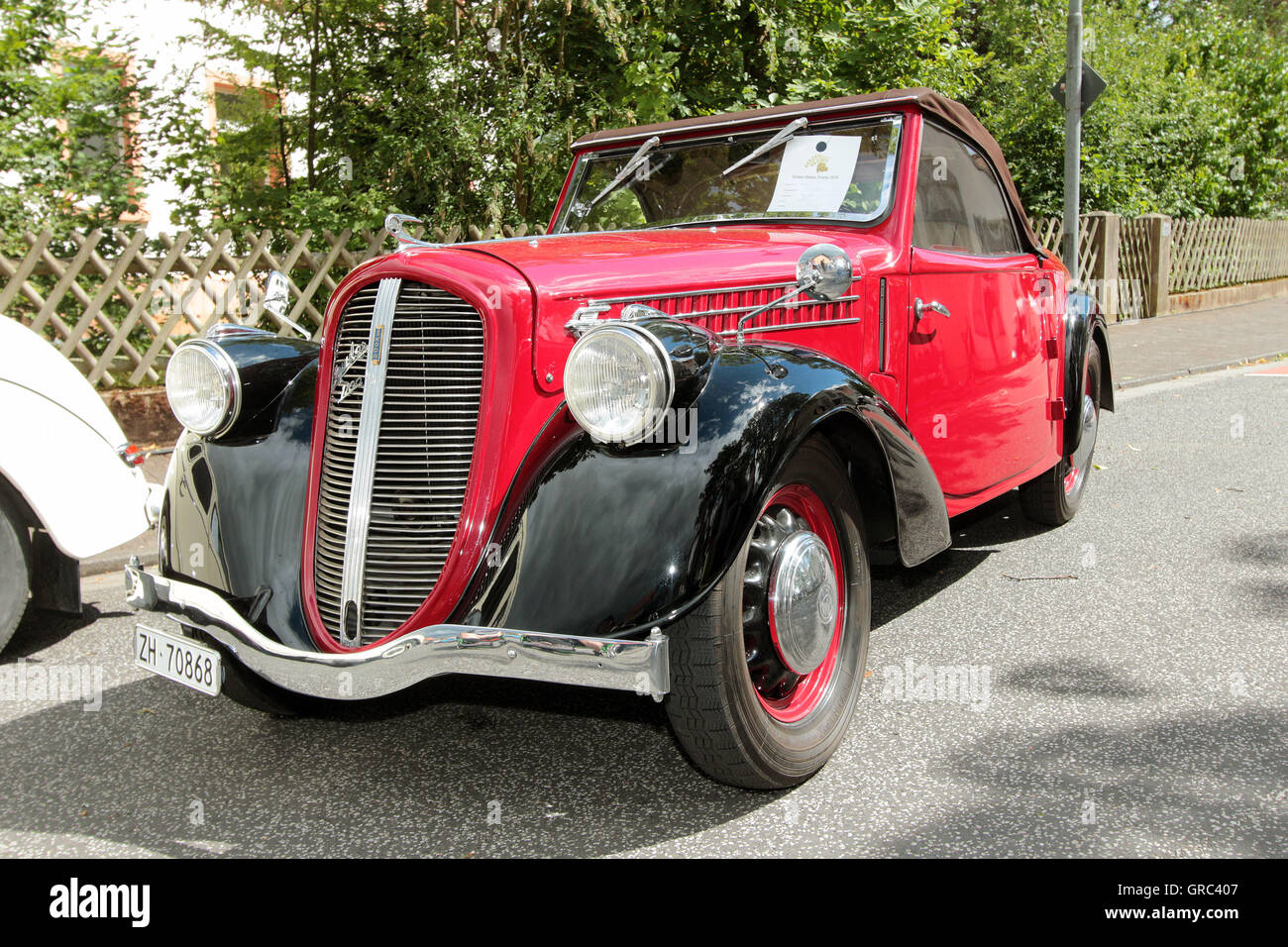 Classic Car Skoda Popular Convertible Built 1938 Stock Photo - Alamy