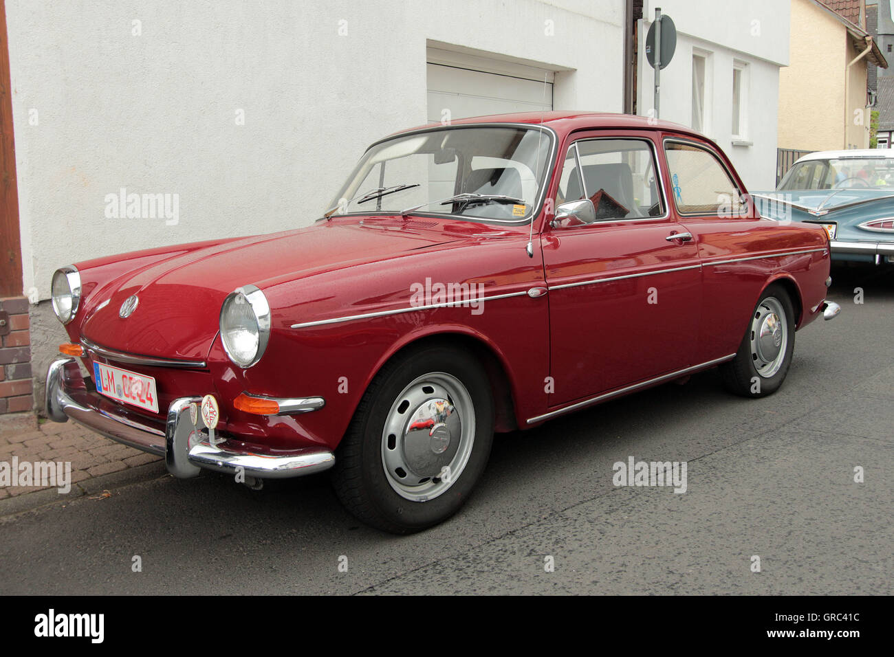 Classic Car Vw 1600 Tl Built 1969 Stock Photo - Alamy