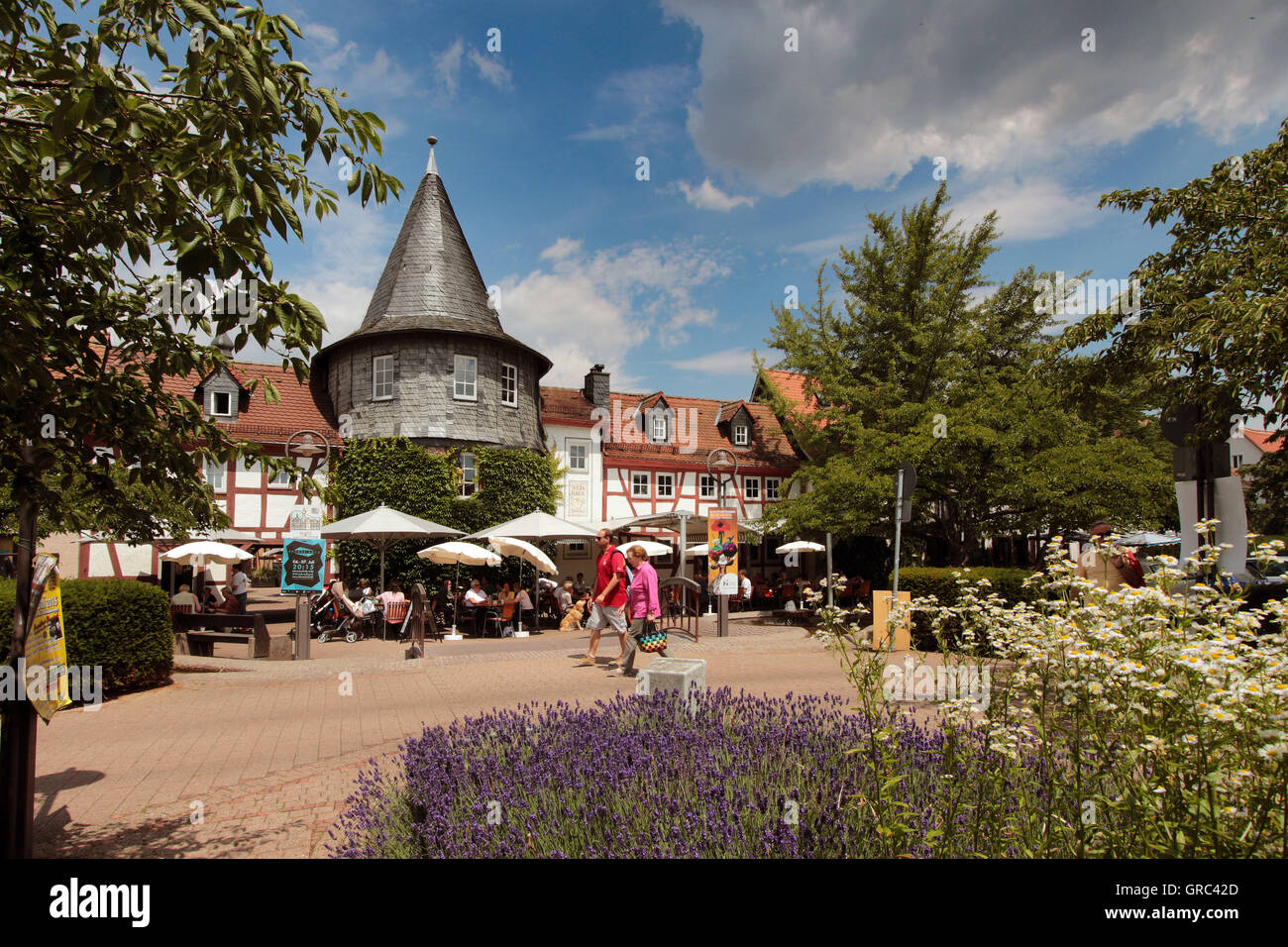 Summer Impressions Of Hofheim Stock Photo - Alamy