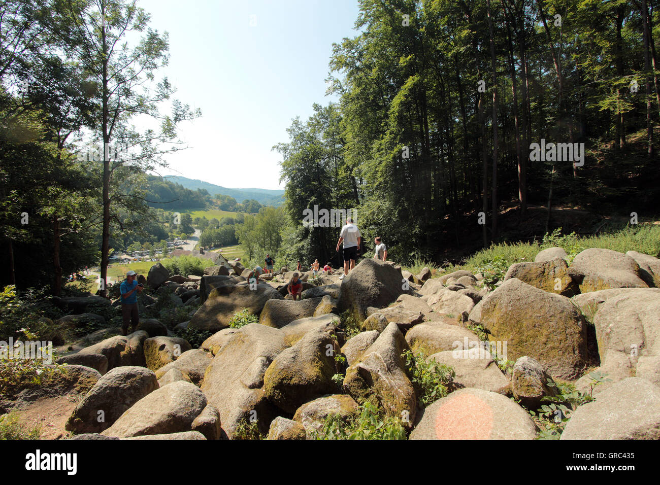 Geological State Park Felsenmeer Stock Photo - Alamy