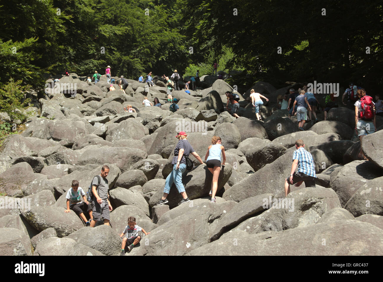 Geological State Park Felsenmeer Stock Photo - Alamy