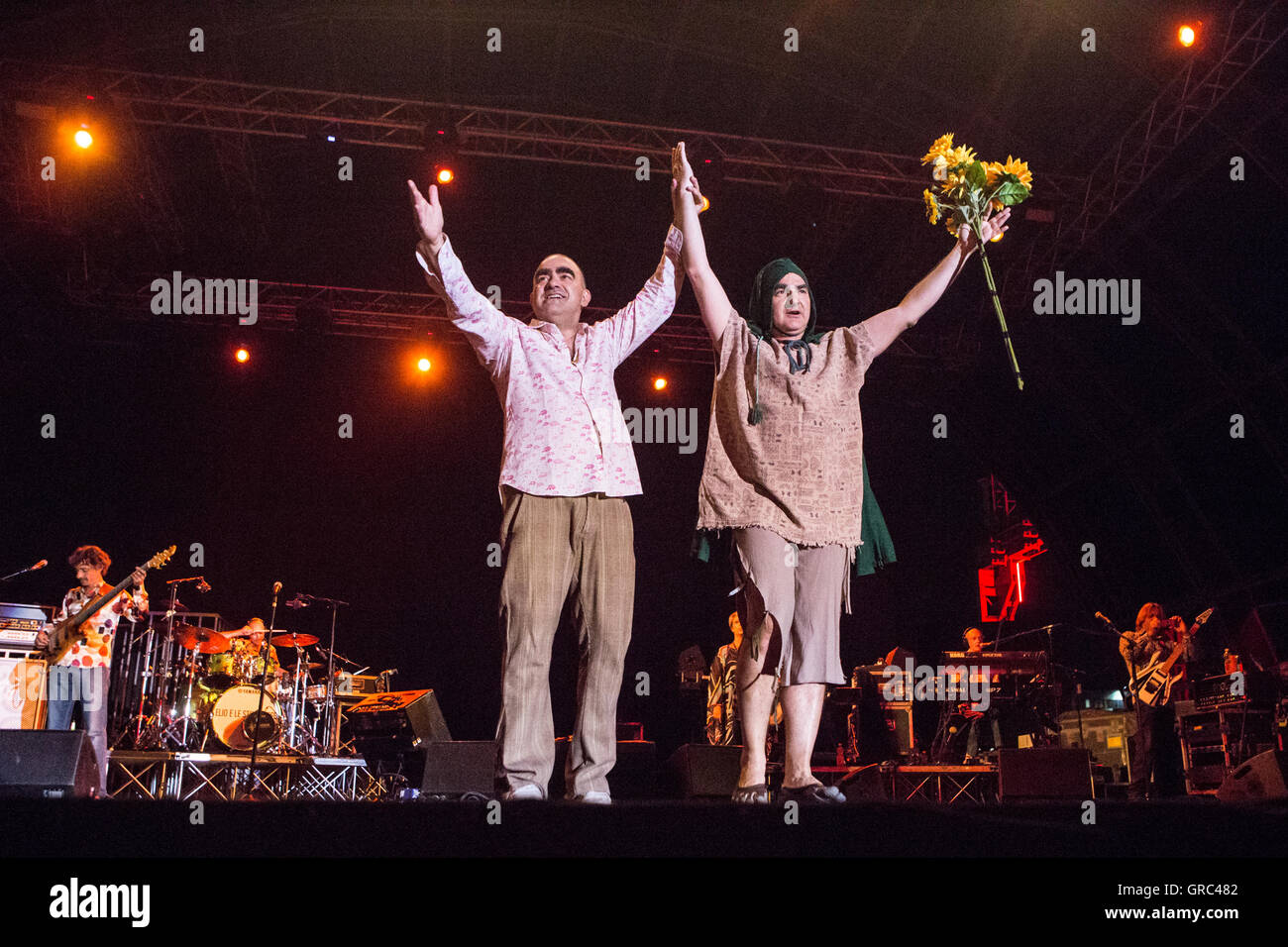 Milan Italy. 03th September 2016. The Italian band ELIO E LE STORIE ...