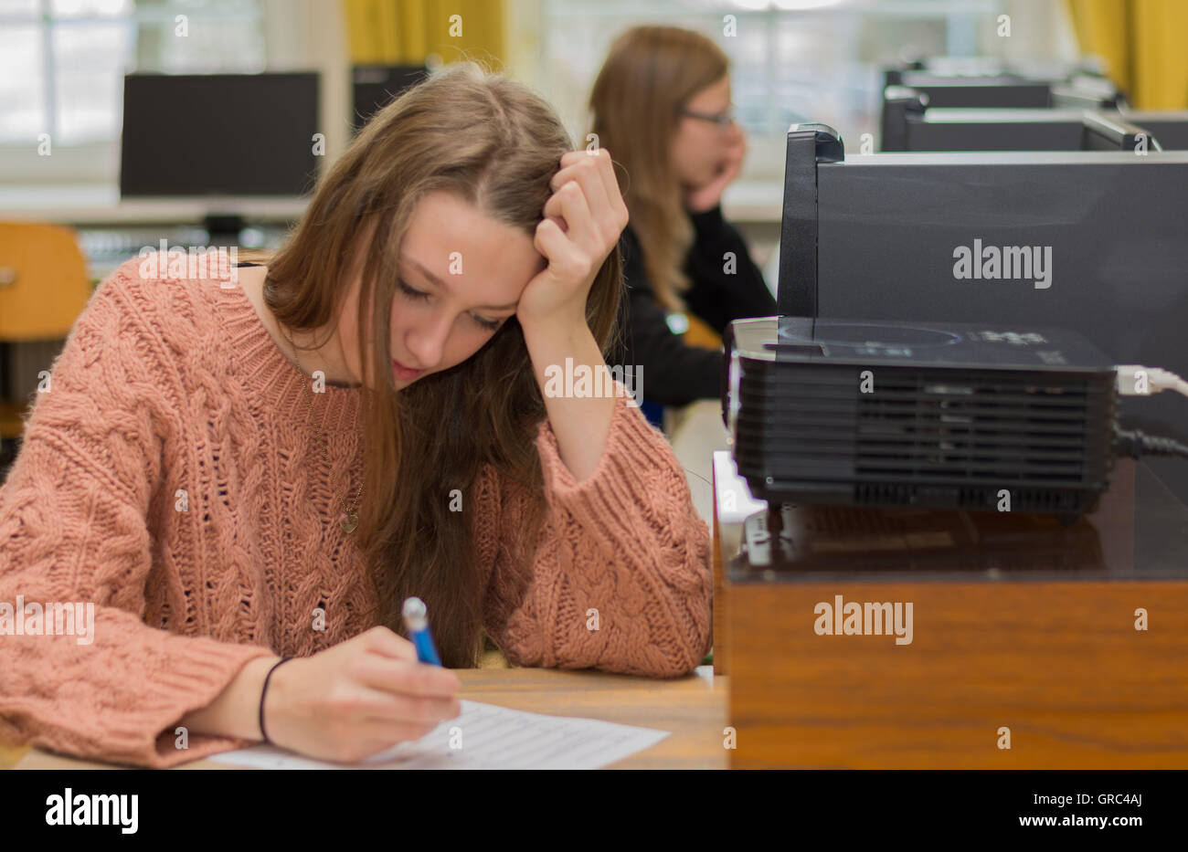 Written test adults hi-res stock photography and images - Alamy