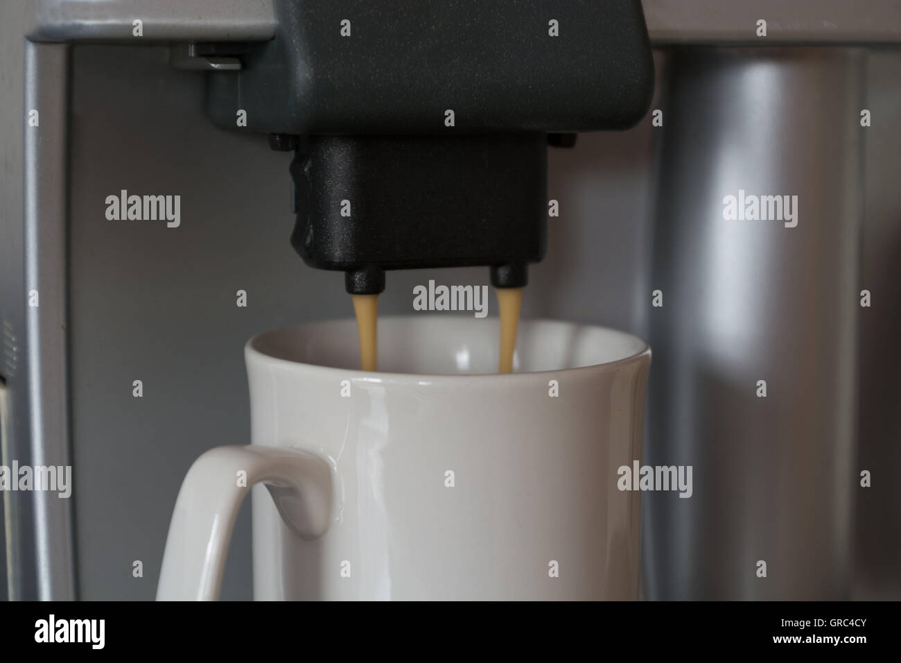 Coffee Is Prepared Stock Photo - Alamy