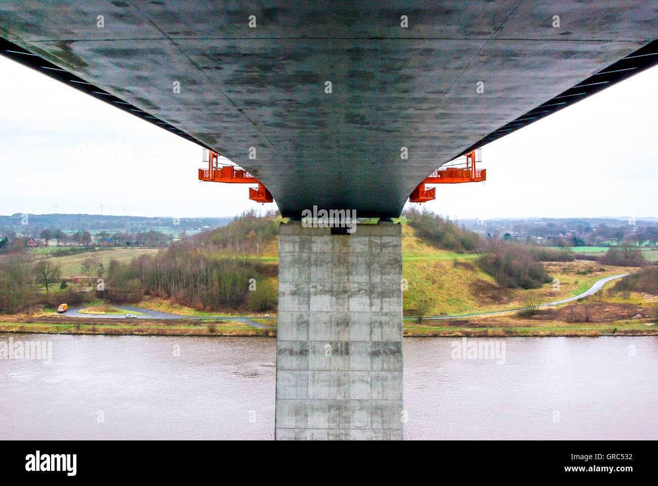 A7, Motorway Bridge, Rendsburg Stock Photo - Alamy