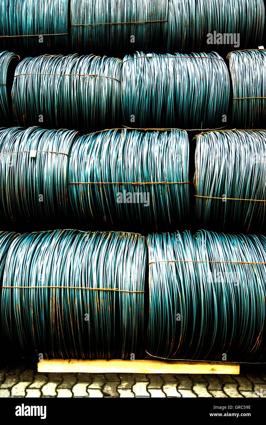 Wire Rollers 31 Stock Photo - Alamy