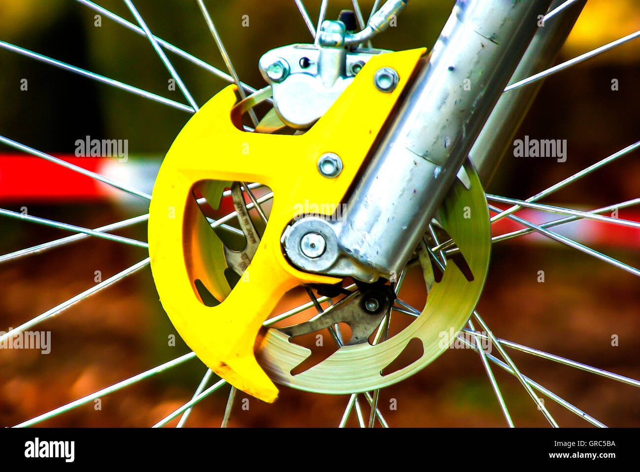 Motorcycle Disc Brake Stock Photo - Alamy