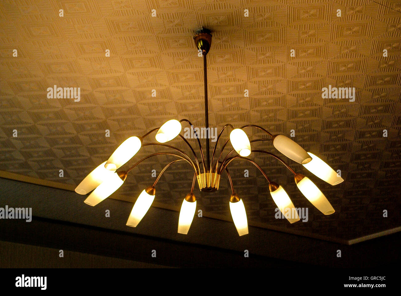 Old Ceiling Lamp Stock Photo - Alamy