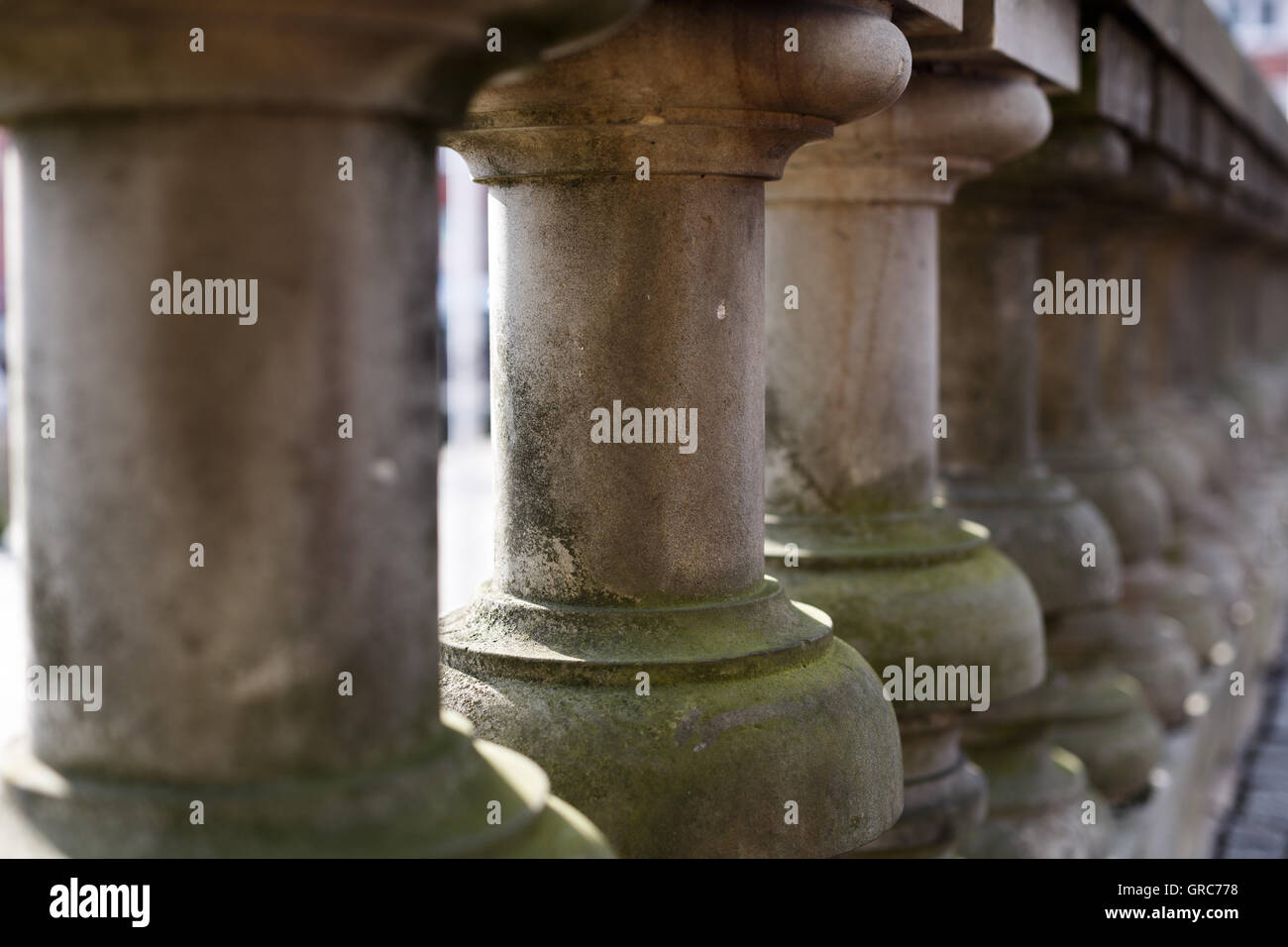 Railings Made Of Stone Stock Photo - Alamy