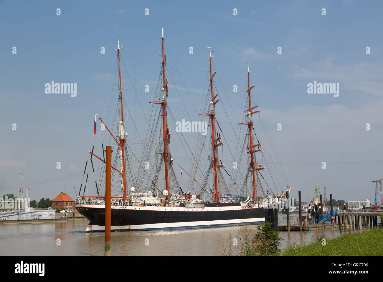 The Sedov In Emden S Outer Harbor Stock Photo - Alamy