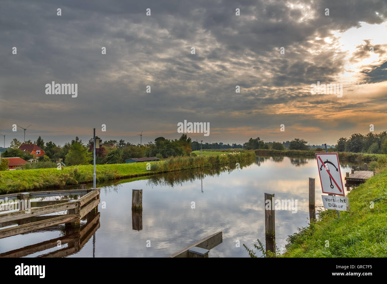 Autumn At The Ems-Jade Canal Stock Photo - Alamy